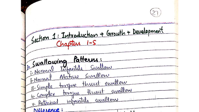 Ortho 27: Growth & Development, Occlusion, Biomechanics Overview - Studocu