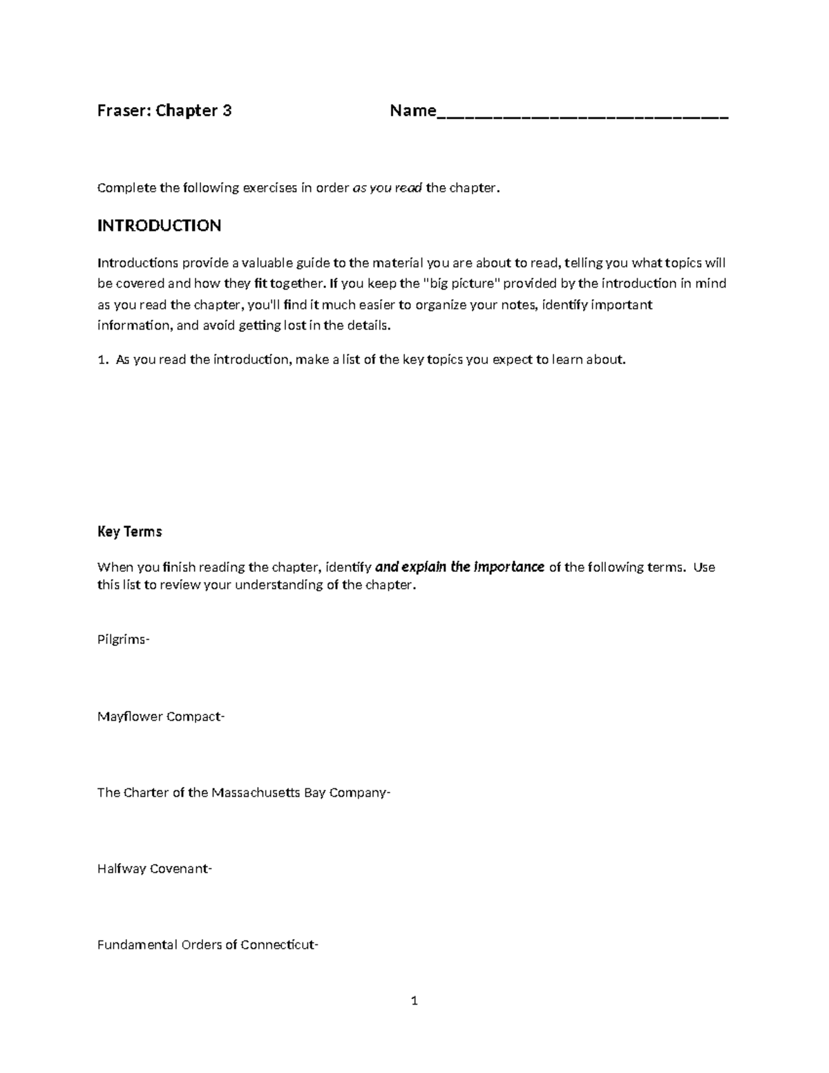 APUSH Ch 3 Reading Guide: Key Topics & Questions Overview - Studocu