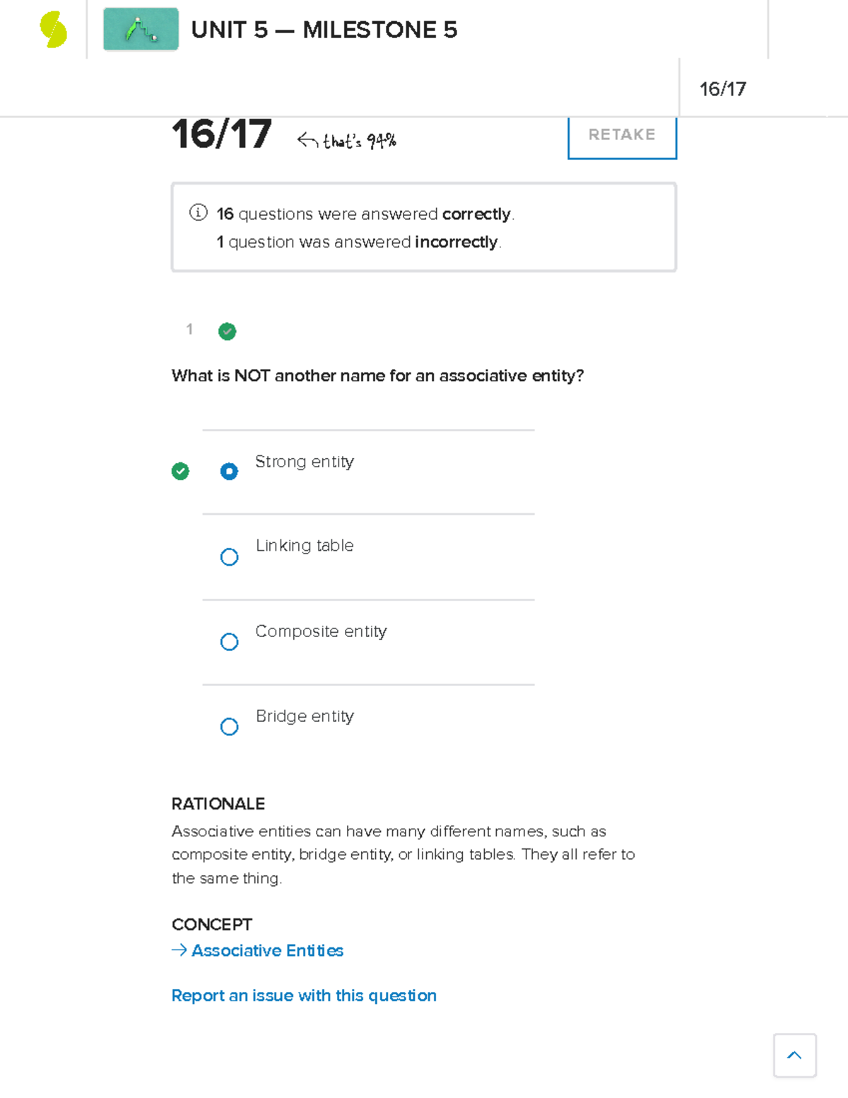 Database Concepts Relational Database Milestone 5 Review Studocu