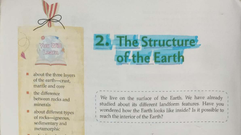 Structure of the Earth: Layers, Rocks, and the Rock Cycle (GEOL 101 ...