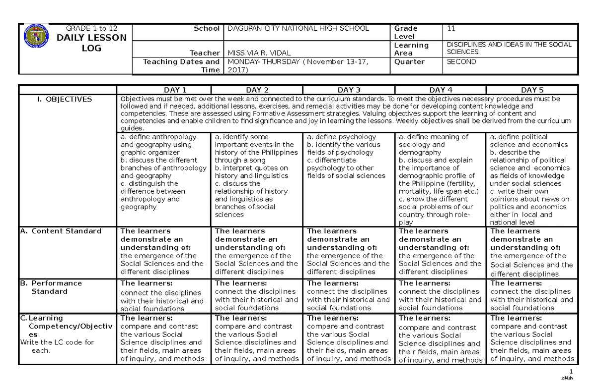 DLL ICT 9 1ST Quarter WEEK 2 - GRADE 1 to 12 DAILY LESSON LOG School BECURAN HIGH SCHOOL Grade ...