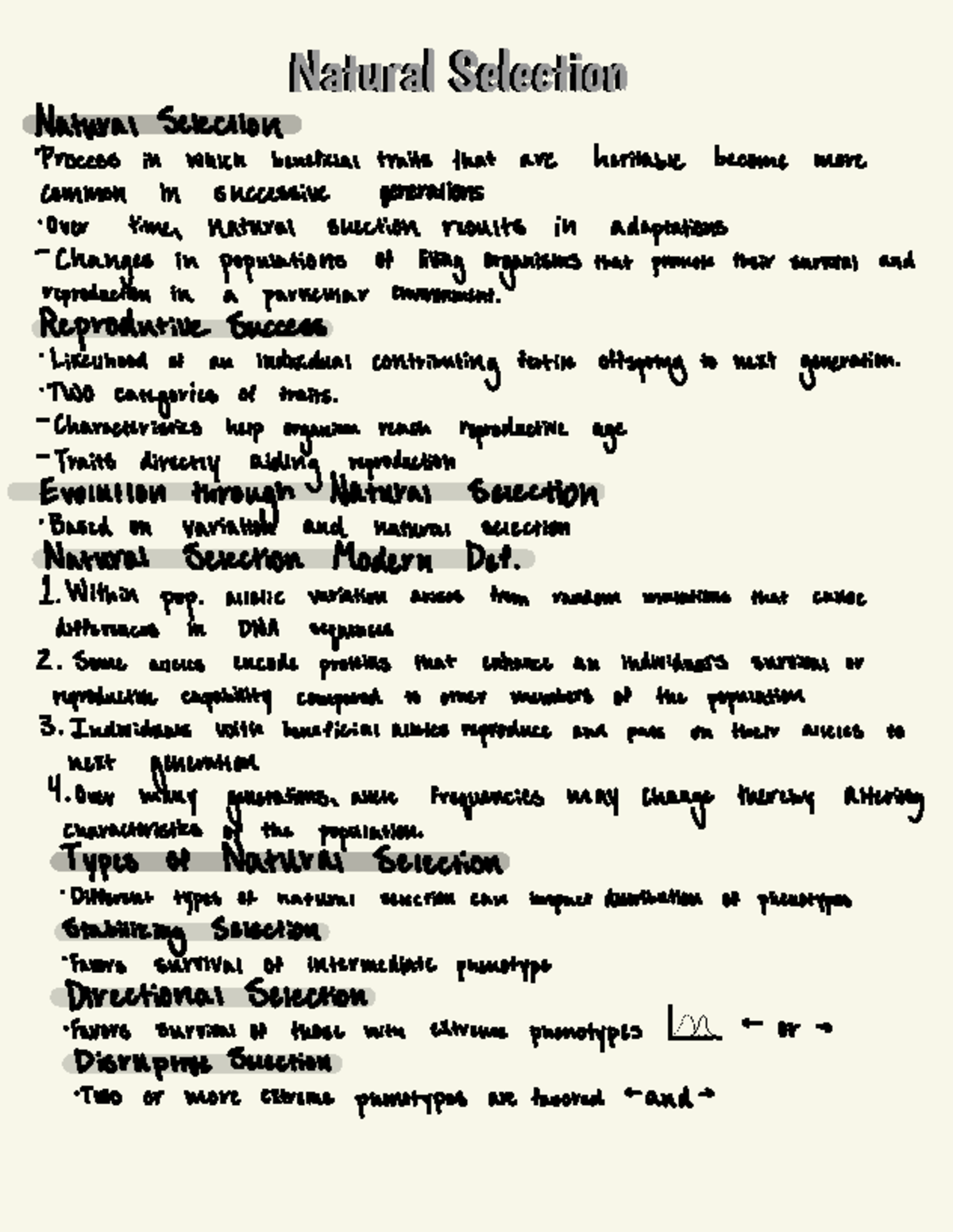 Natural Selection: Mechanisms, Types, and Common Misconceptions ...