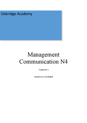 N4 Management Communication Paper 2 June 2021 - NATIONAL CERTIFICATE ...