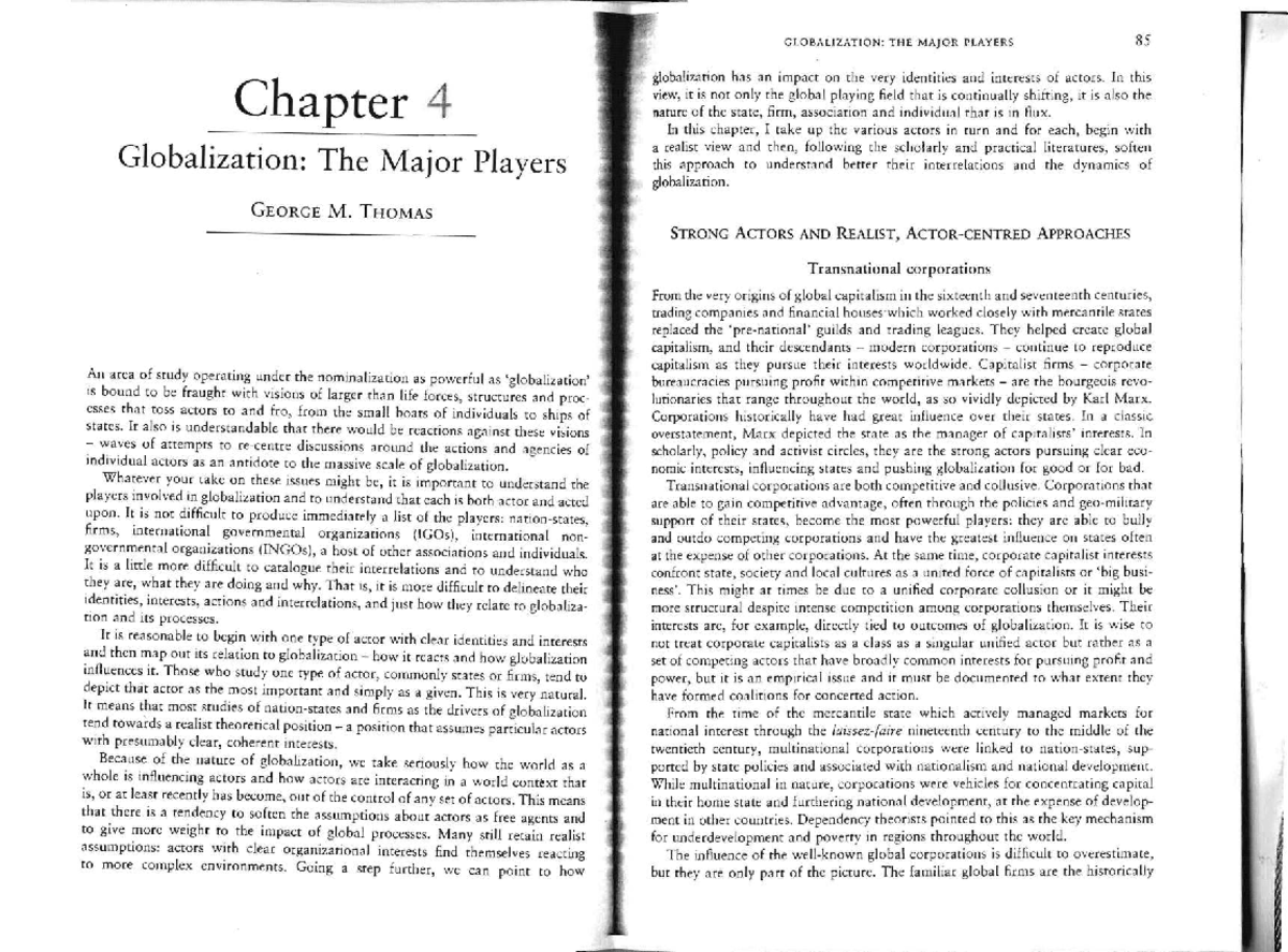 Globalization and Its Key Players: Understanding Global Dynamics ...