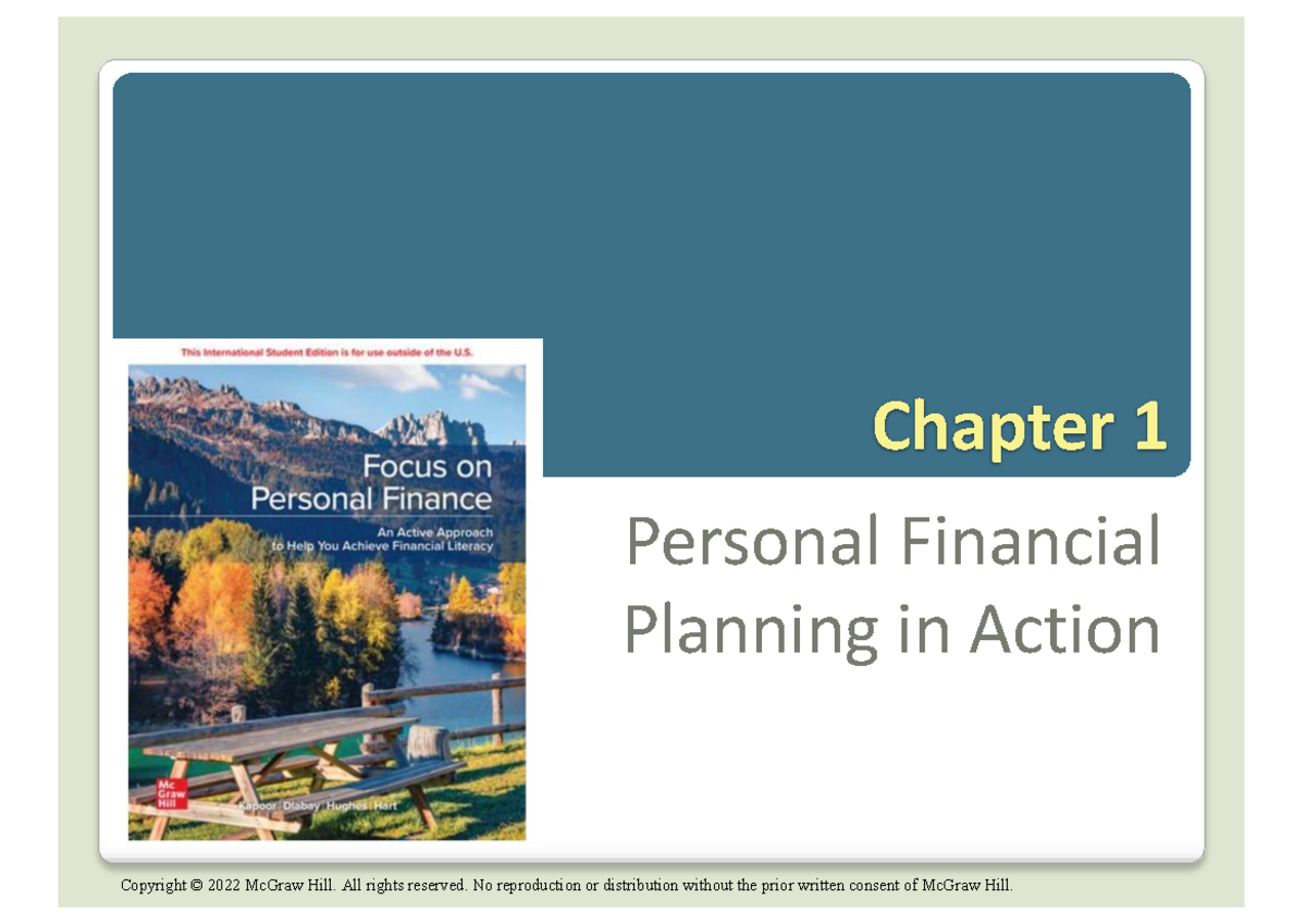BHMH1021 Chapter 1: Personal Financial Planning Insights - Studocu