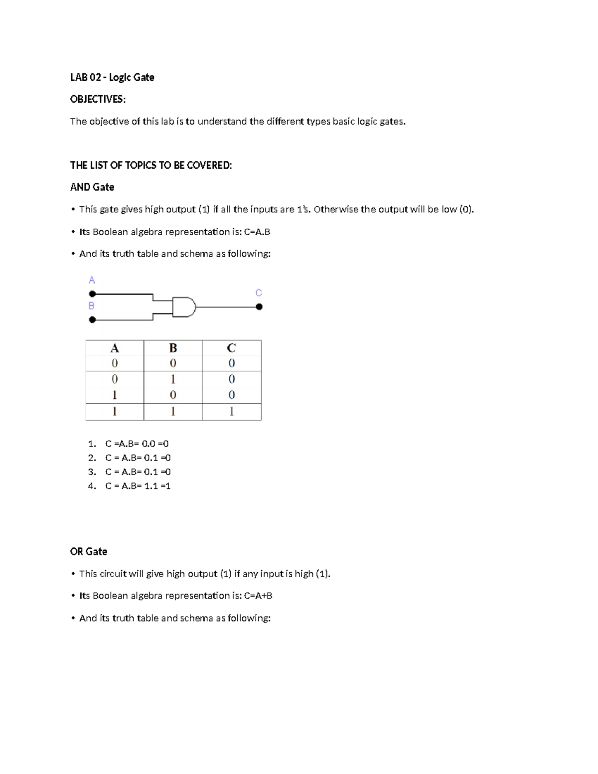 Dotiennamde 190428 LAB02 - Basic Logic Gates Overview and Exercises ...