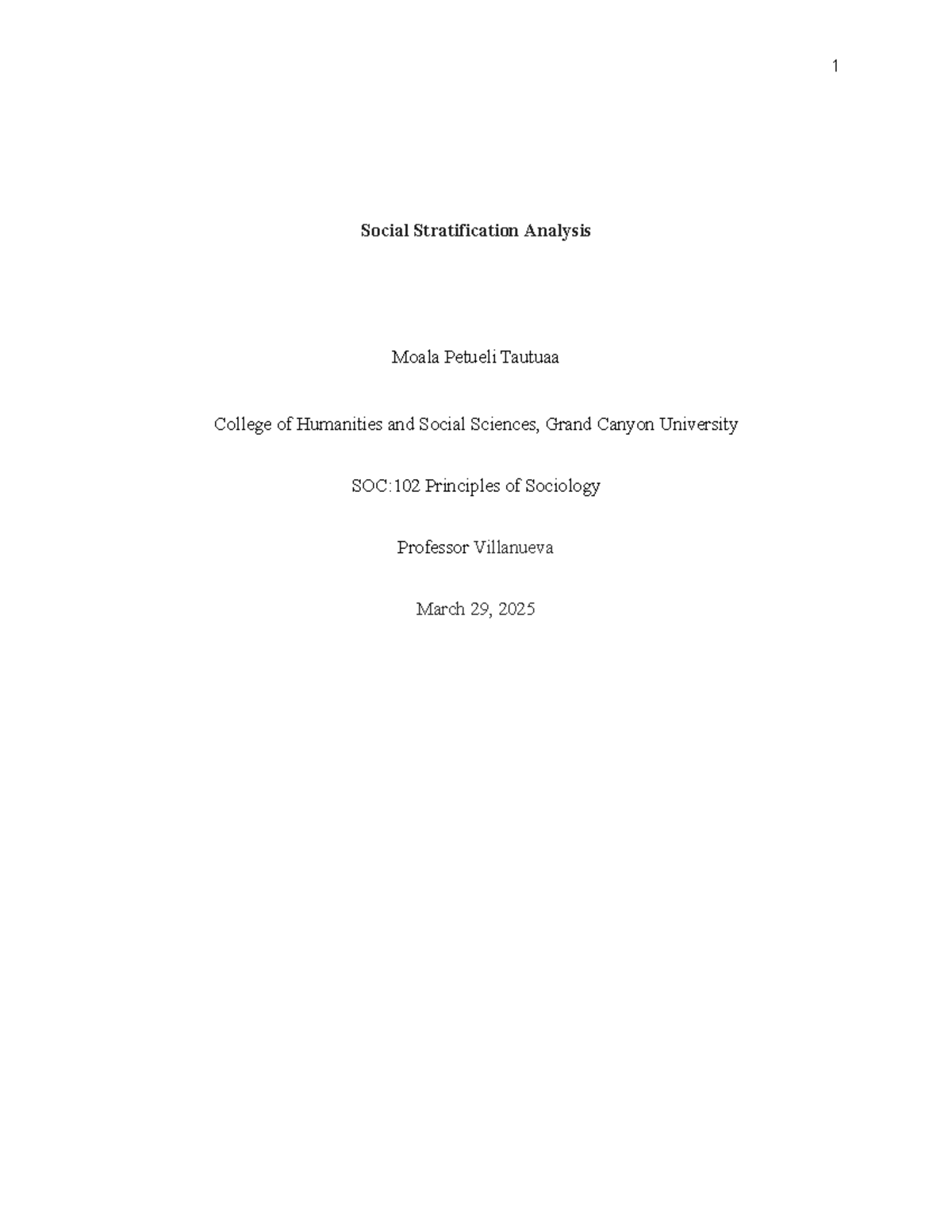 SOC:102 Social Stratification and SES Power Across Racial Groups - Studocu