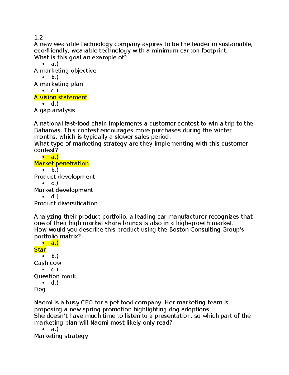 Marketing Principles Unit 1: Key Concepts & Strategies Explained - Studocu