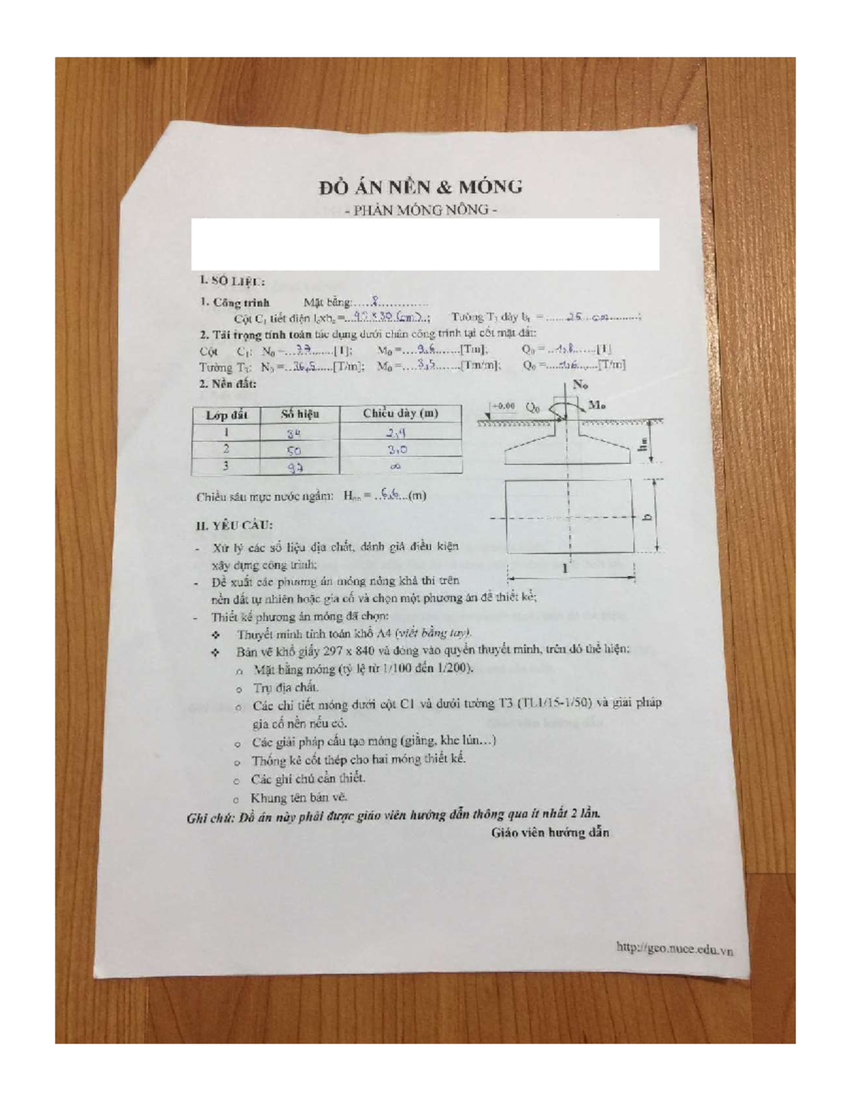 ĐỀ 116 - TM + BV - Nen mong - S li a ch t móng nông m t m m gi i gi i nhiên h n h n W % nhão d o ...