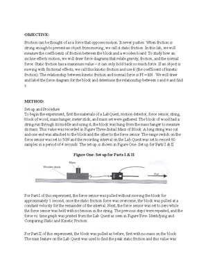 Lab 1 Simple Harmonic Motion of a Spring - Error Analysis for Simple ...