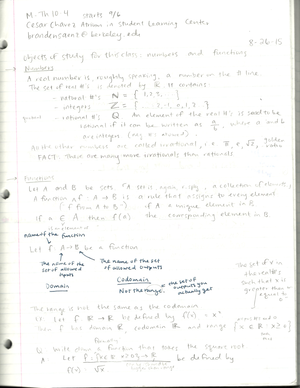 [Solved] Using the properties of combinations of continuous functions - Calculus (MATH 1A) - Studocu