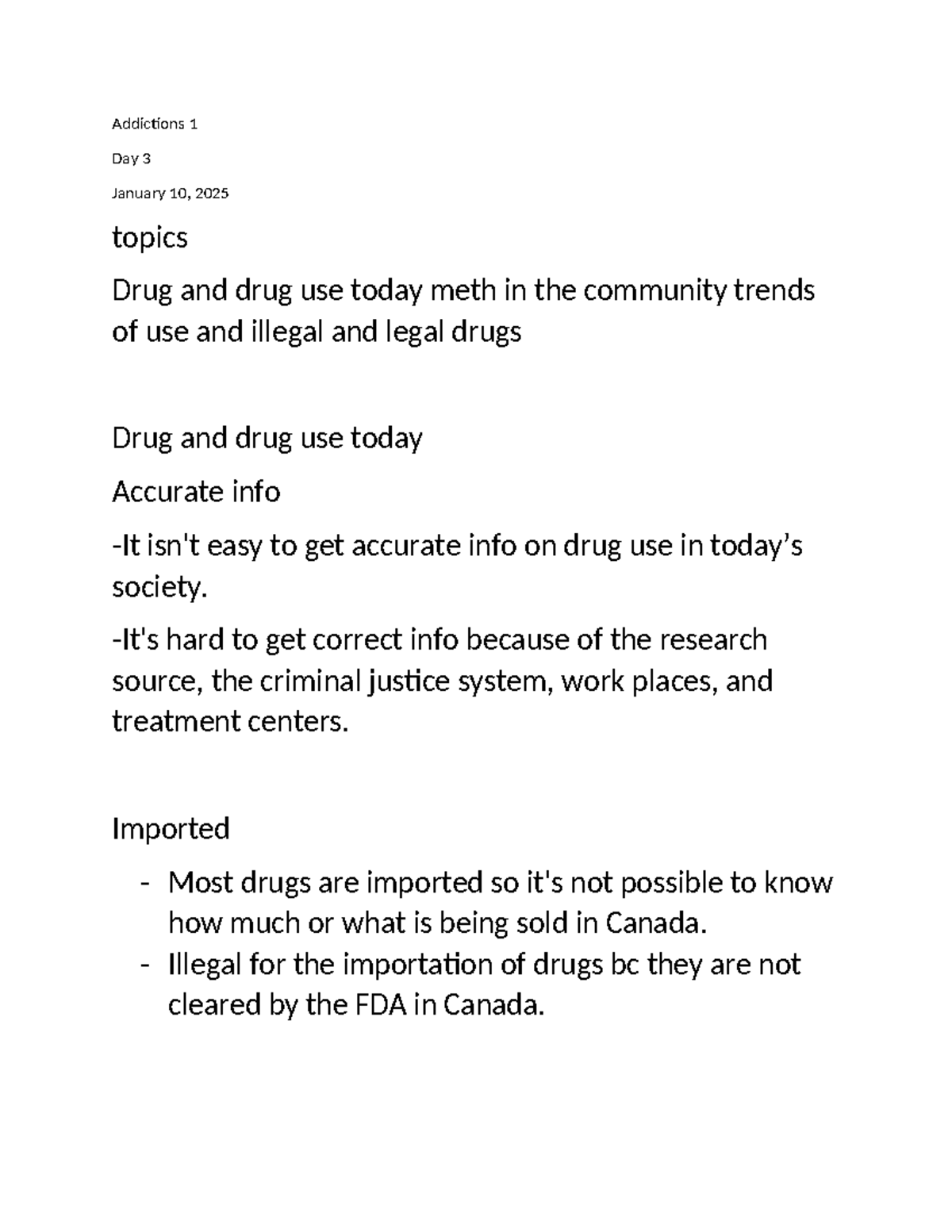 Drug Use Today: Trends, Impacts, and Community Education Strategies in ...