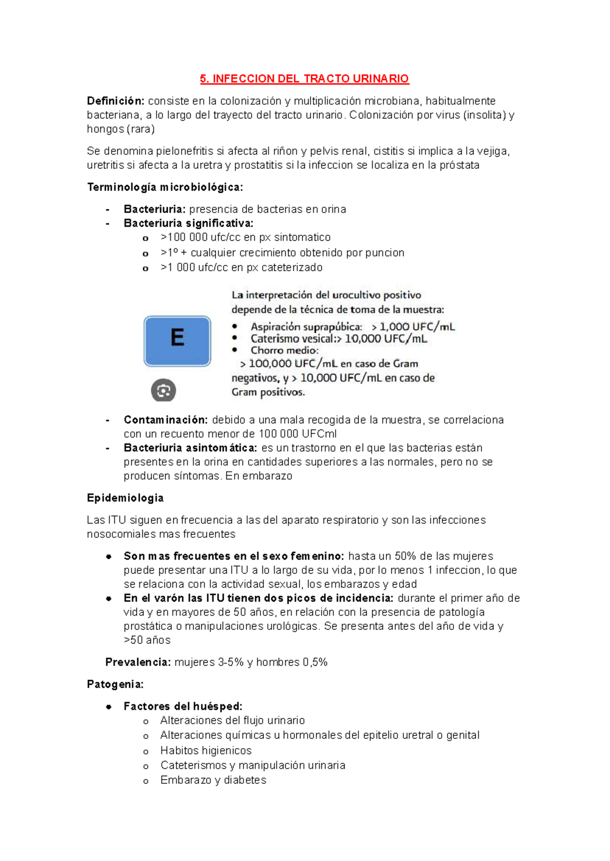 5. ITU: Definición, Epidemiología y Tratamiento en Mujeres Gestantes ...