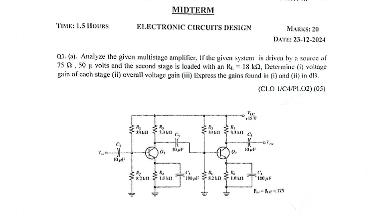 ECD Mid 2024 - asdsad - Power Electronic - MIDTERM TIME: 1 HOURS ...