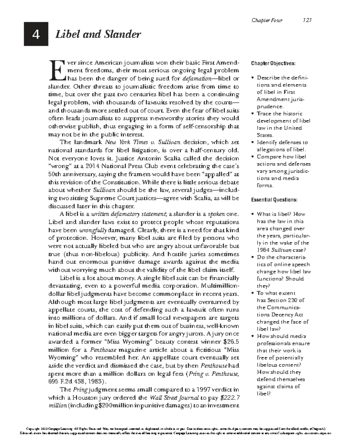 Libel, Slander, and Media Law: An Overview of Key Principles - Chapter ...