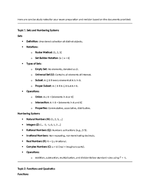 Assignment 1-MTH100-Complete - Student Id: BC240215870 Student Name: Mahmood Azam Assignment No ...