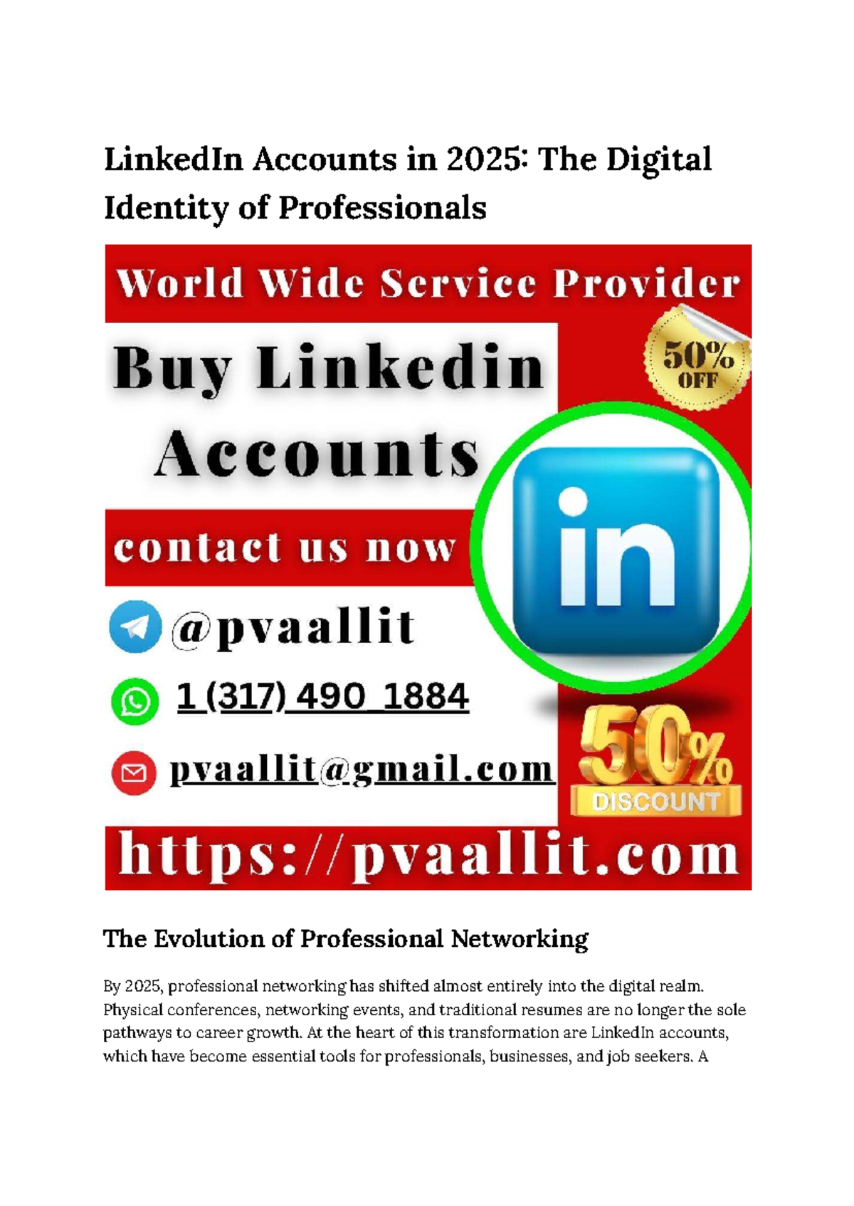 LinkedIn Accounts in 2025: The Future of Professional Networking - Studocu