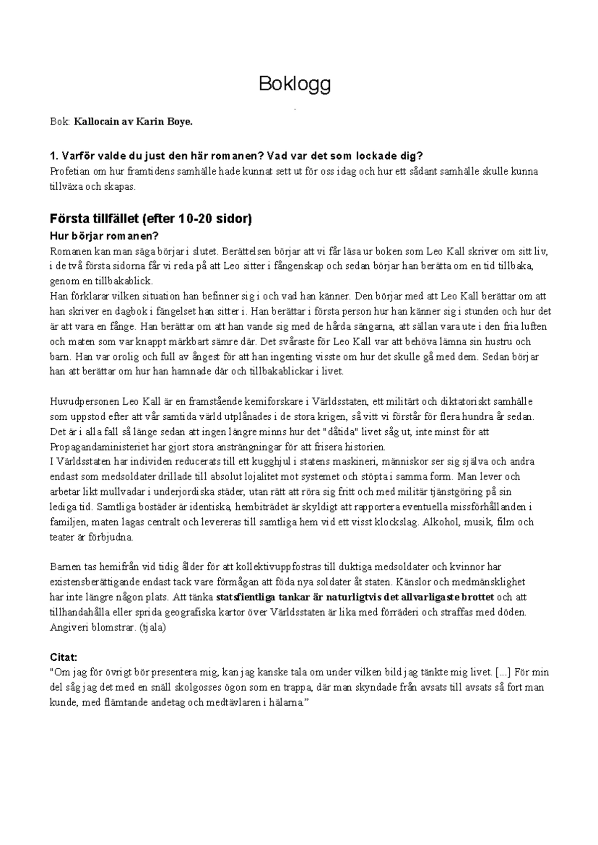 Retorisk analys svenska 3 - Retorisk analys av Olof Palmes tal "Därför ...