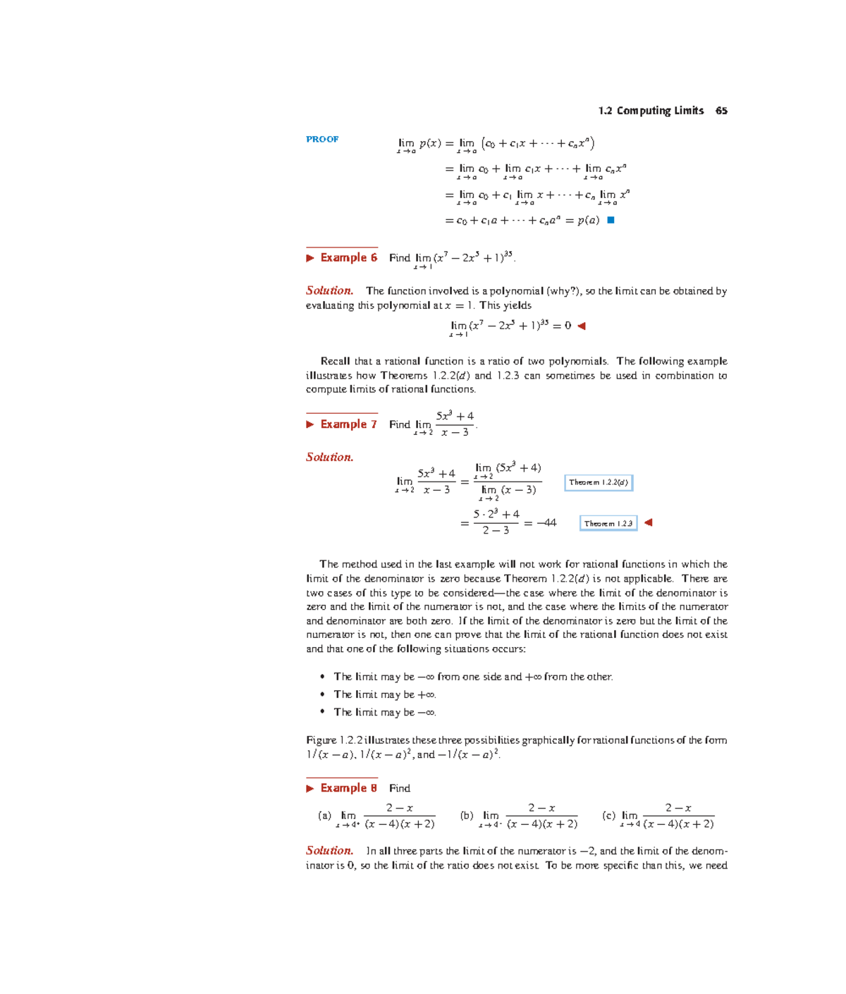 Calculus C01: Computing Limits - Proofs and Examples - Studocu