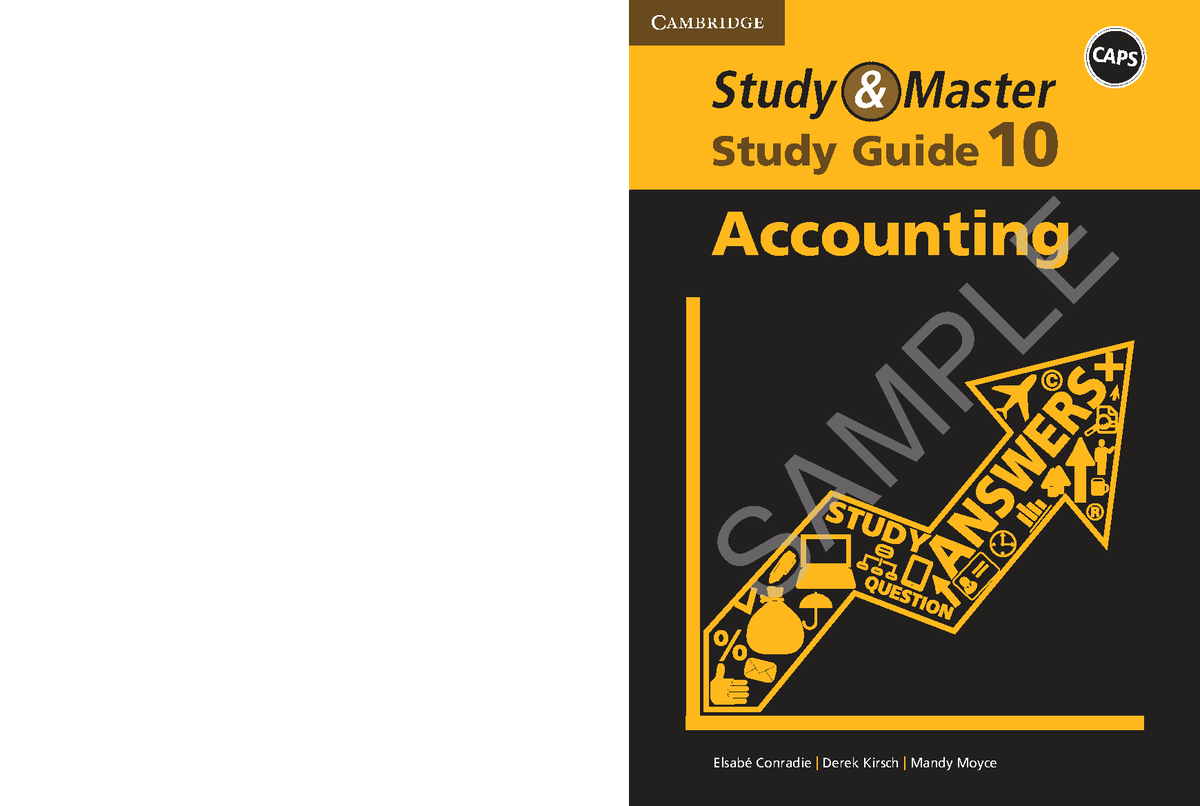 Study & Master Accounting Study Guide Grade 10 (CAPS) - Studocu