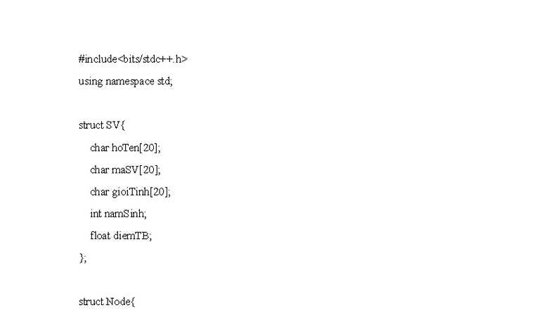 C++ Data Structures: Student List Management (Course Code: Abc1) - Studocu