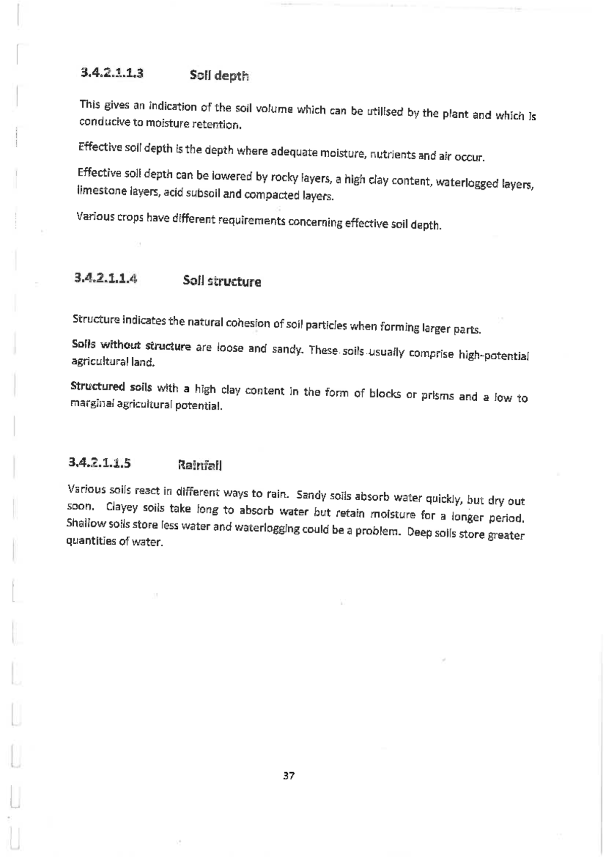 Soil Properties and Management Guidelines - Studocu
