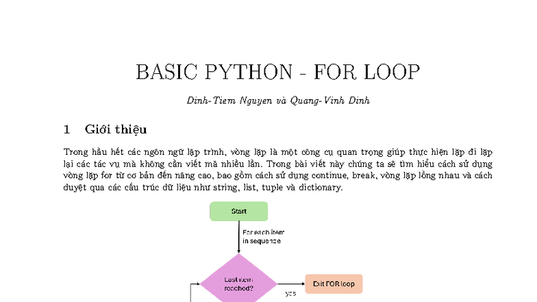BASIC PYTHON FOR LOOP: Tìm Hiểu Vòng Lặp For Cơ Bản Đến Nâng Cao 2024 ...
