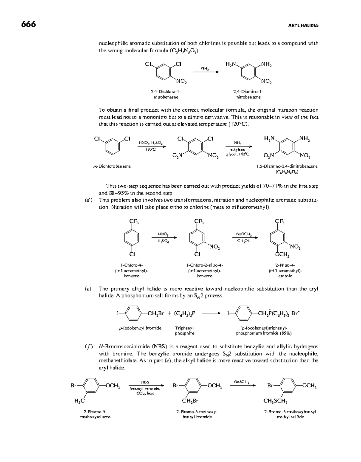 Organic Chemistry (CHEM 301) Final Exam Notes on Nucleophilic Aromatic ...