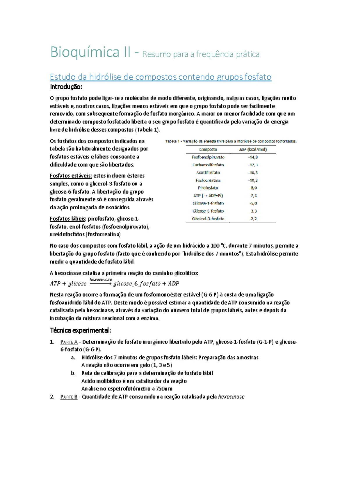 Ficha TP3: Complexo Piruvato Desidrogenase e Ciclo de Krebs em ...