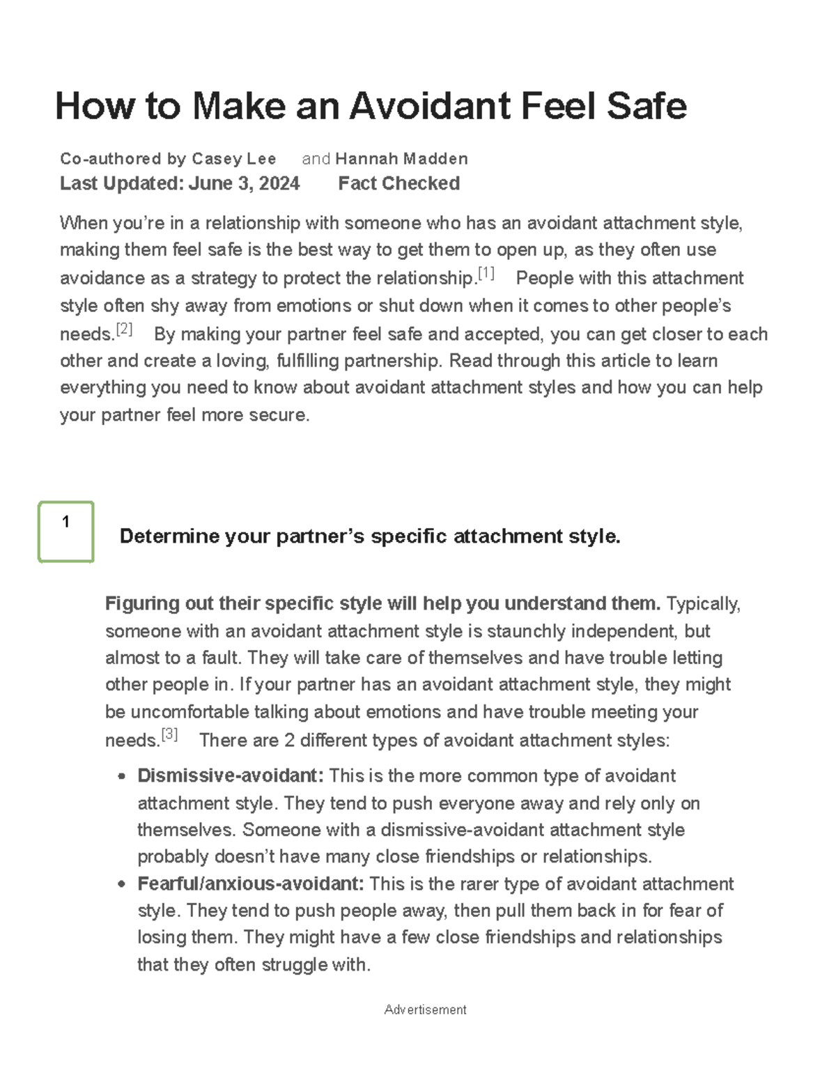 12 Simple Ways to Make an Avoidant Feel Safe - wiki How - How to Make ...