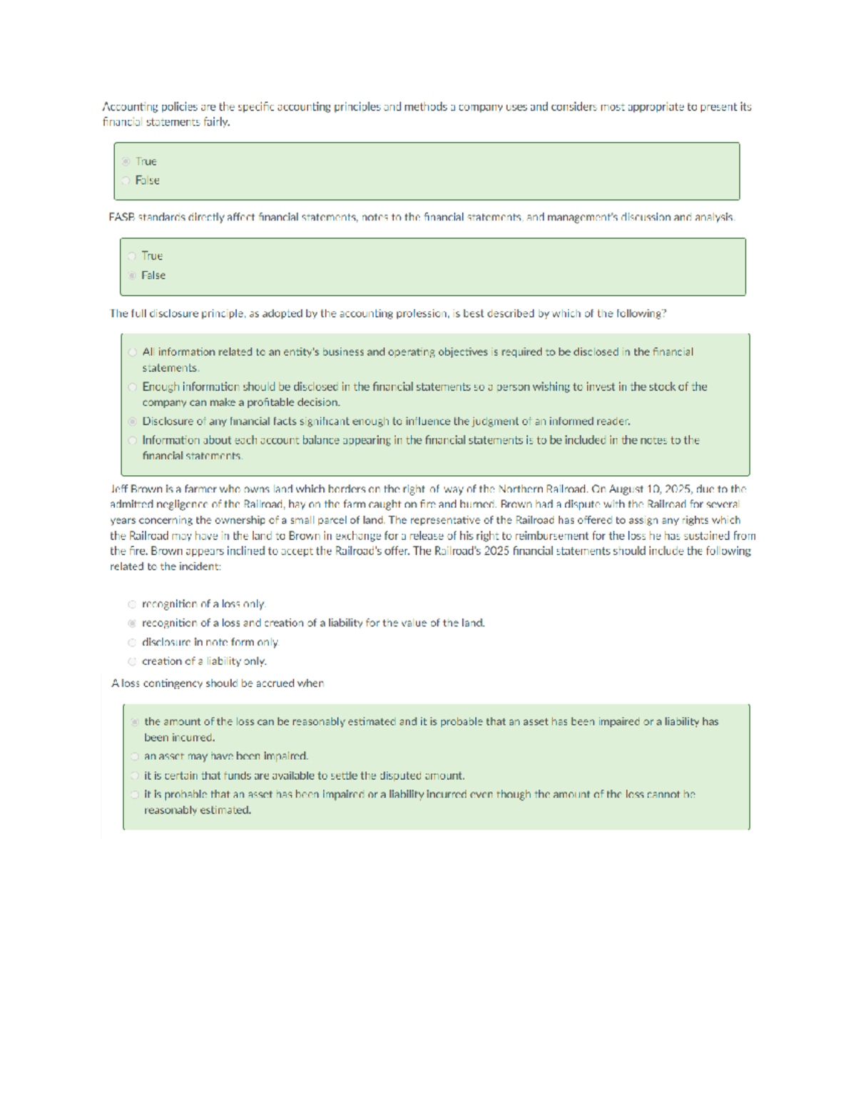 ACC318 Quiz 4 - Module 4 Study Guide and Solutions - Studocu
