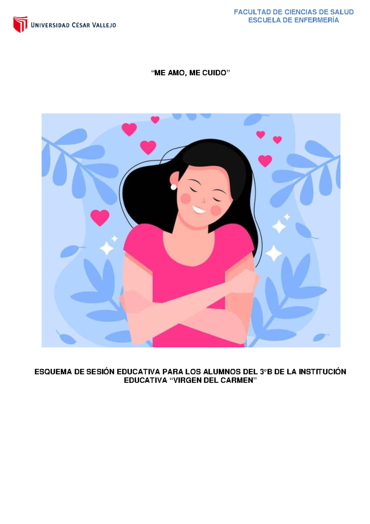 Esquema de Sesión Educativa sobre Autoestima - 3°B - 10 de junio - Studocu