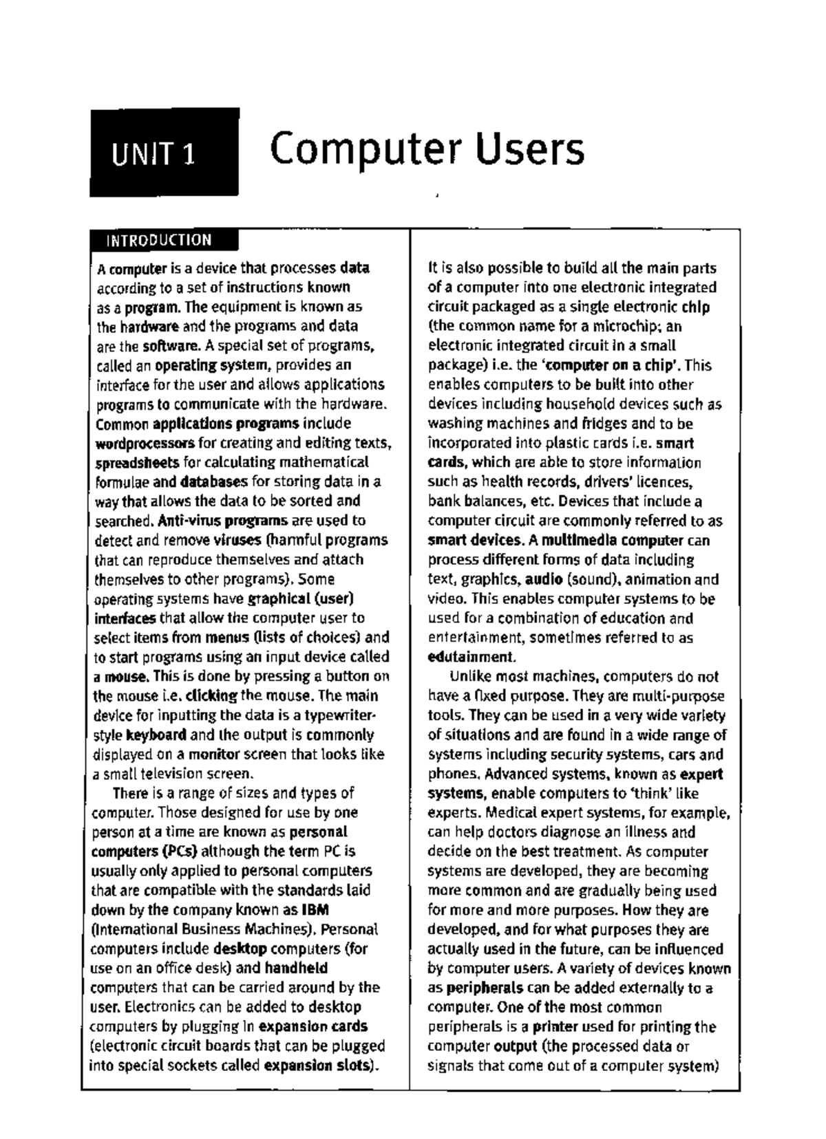 Unit 1 Study Guide for Exam Preparation - Studocu