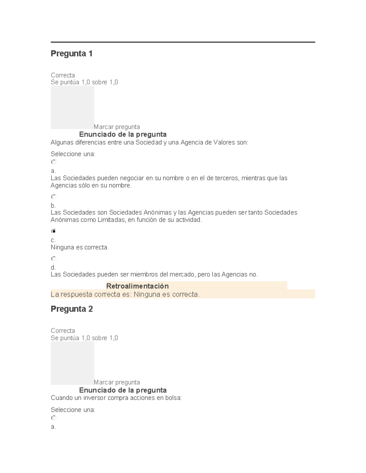 Evaluación Unidad 1 - 3: Preguntas y Respuestas Correctas - Studocu