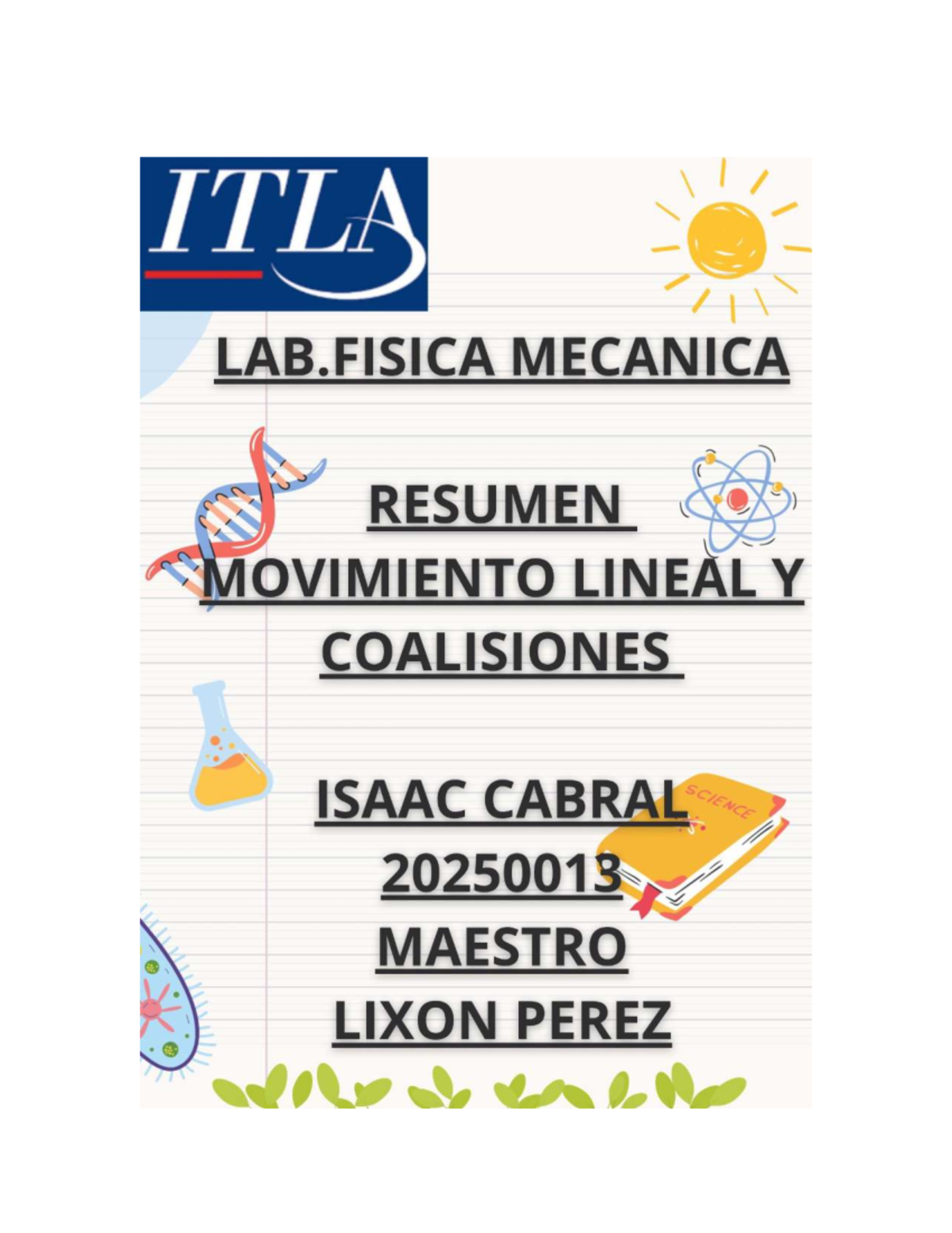 Resumen FM: Movimiento Lineal y Colisiones - Conceptos Clave - Studocu