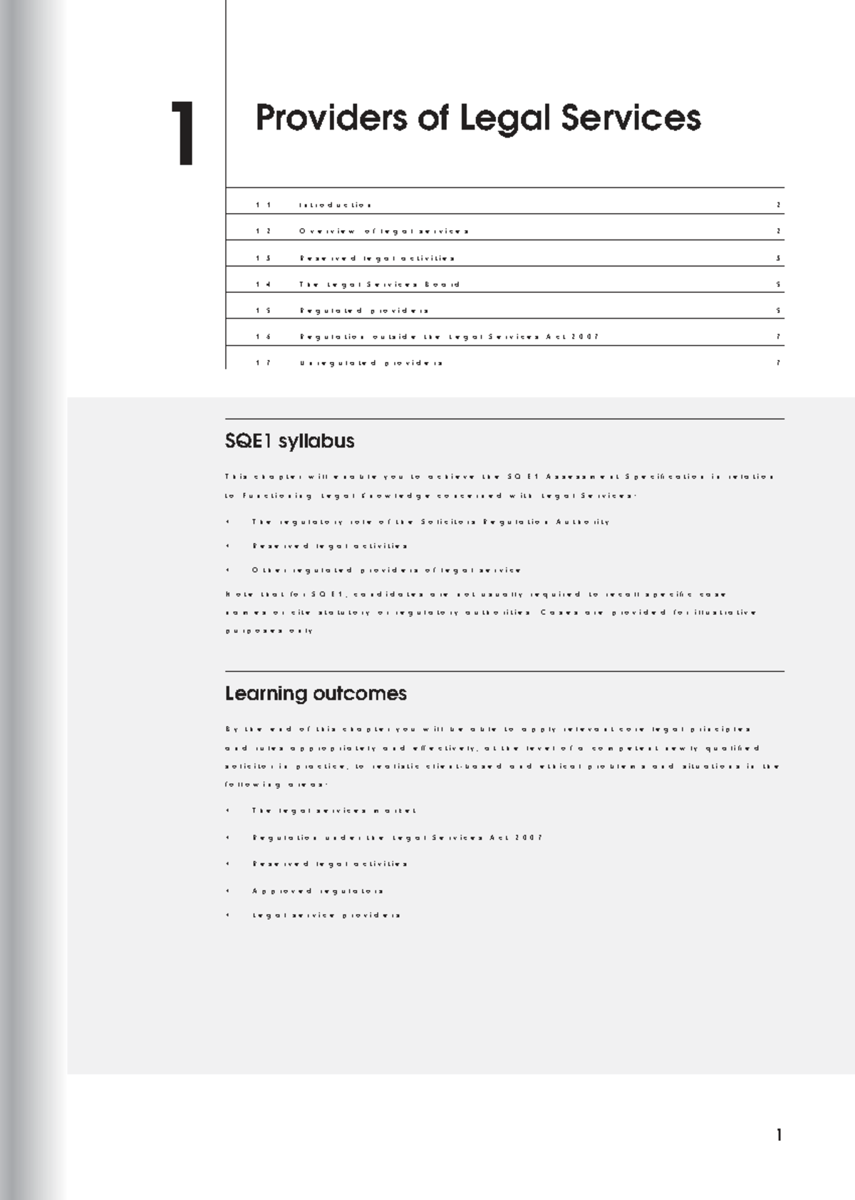 Legal Services Regulation and Reserved Activities Overview (SQE1) - Studocu