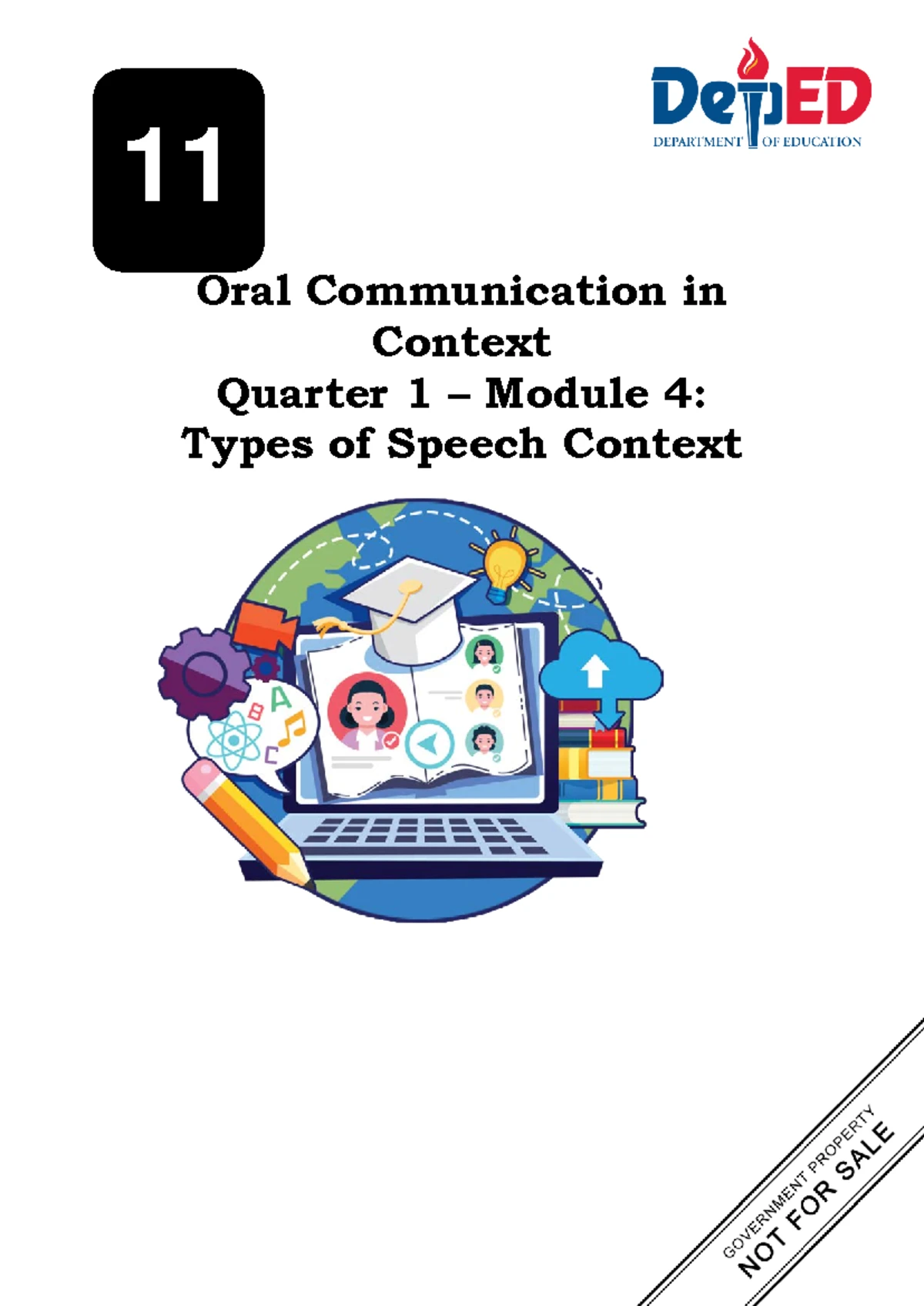 Oral Communication- Q1 Module 7 Speech Act - Oral Communication in ...