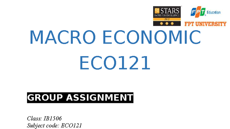 IB1506 ECO121 Group Assignment: UK Recession Literature Review - Studocu