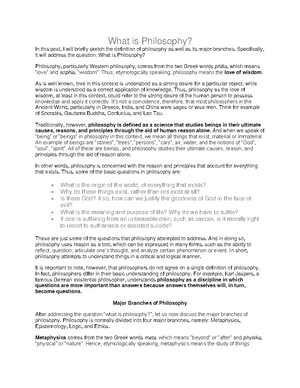 Philo Notes Lessons 1-3 - The Nature of Human Acts Definition Human Act ...