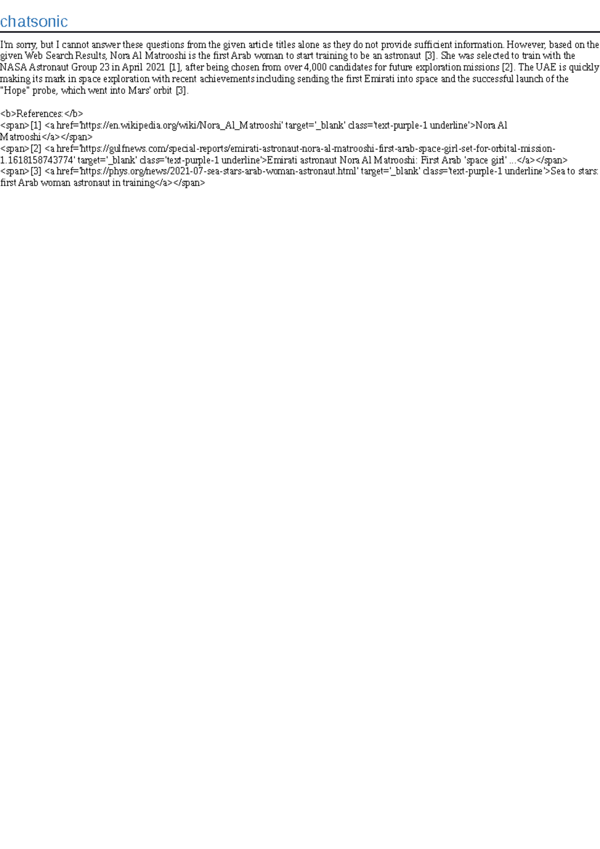 Writesonic chatsonic 1683206001088 - chatsonic I'm sorry, but I cannot ...