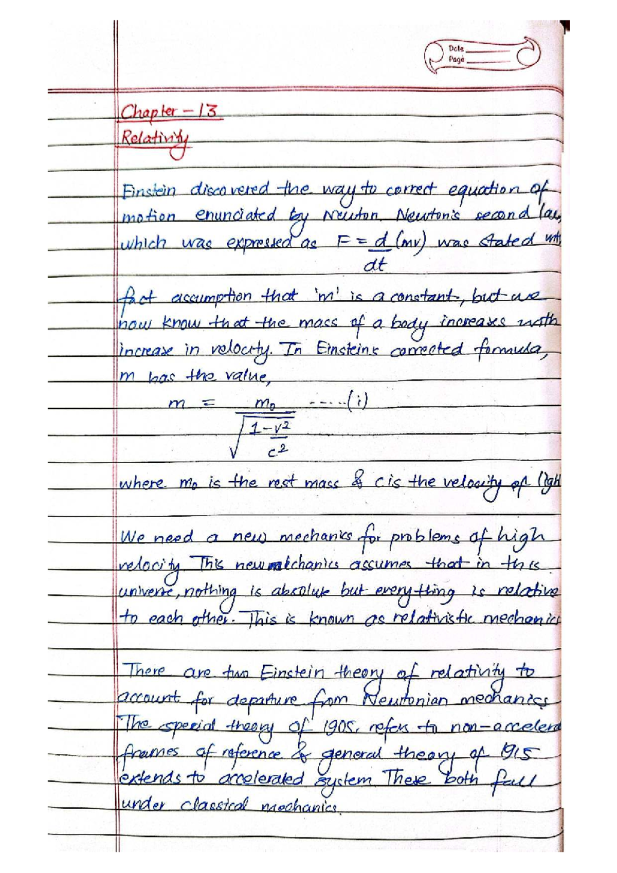 Relativity GKJ - Physics Notes on Einstein's Theories and Mechanics ...