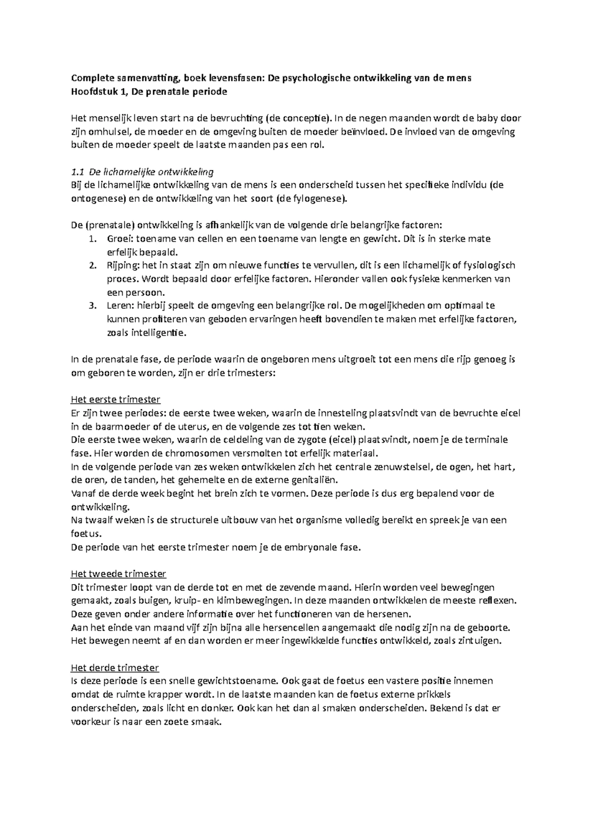 ASE model en de matrix - Samenvatting - ASE-model (De Vries et al.,1988 ...