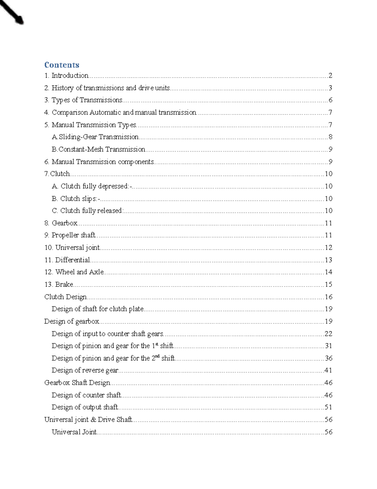 Transmission Design and Components: A Comprehensive Study (ENGR 101 ...