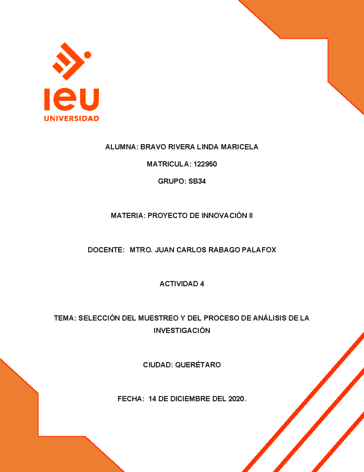 Actividad 4 - TAREA - ALUMNA: BRAVO RIVERA LINDA MARICELA MATRICULA ...