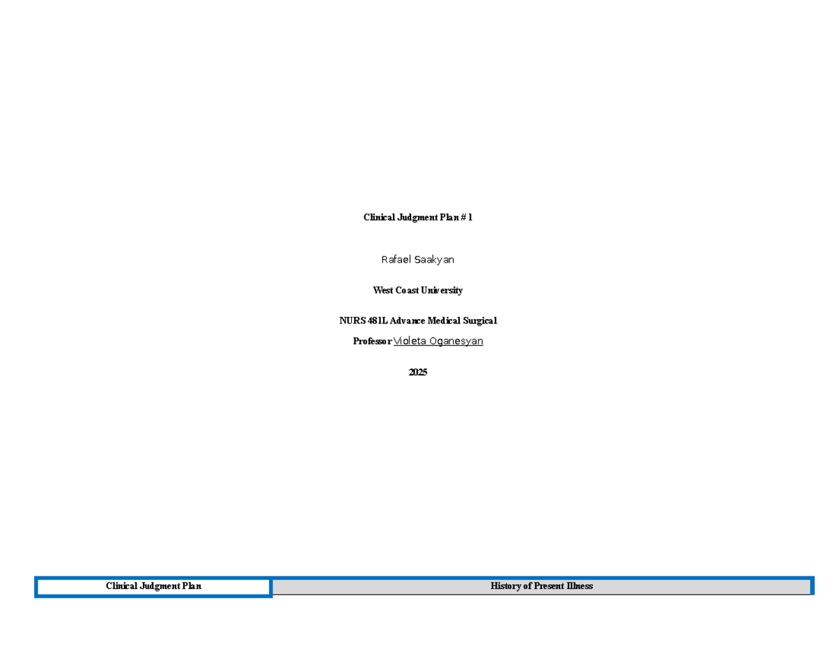 CJP-1: Clinical Judgment Plan for Atrial Fibrillation & CHF Management ...