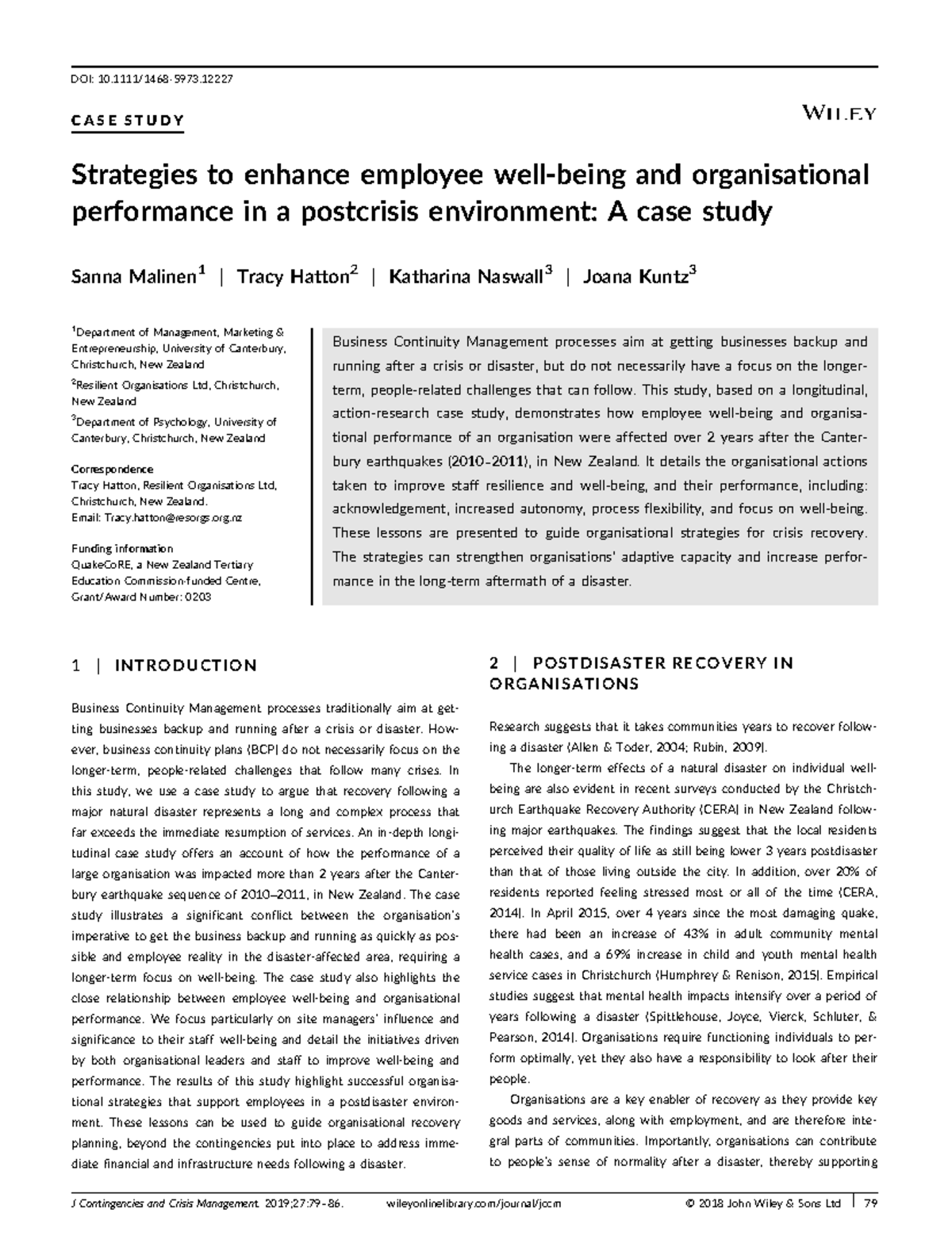 Retrieve - reading - ####### C A S E S T U D Y Strategies to enhance ...