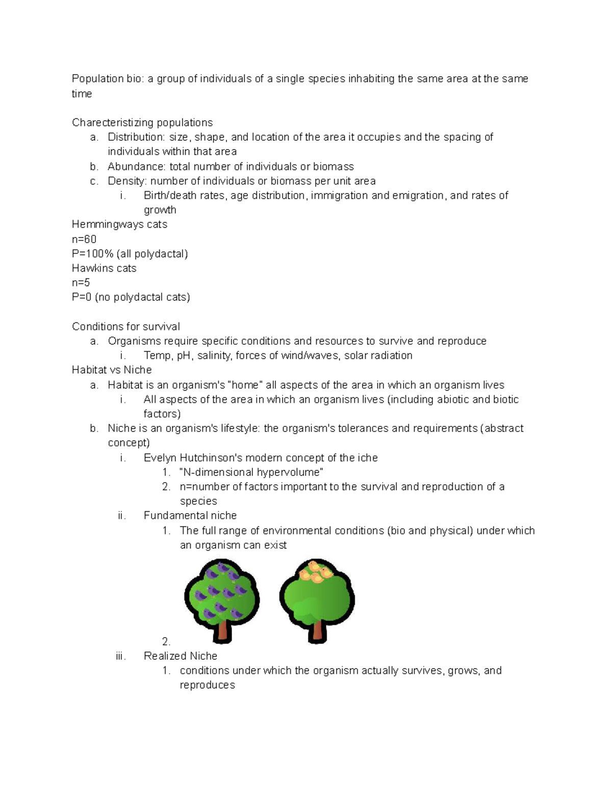 Exam 2 BIO 214: Population Dynamics and Ecological Interactions Notes ...