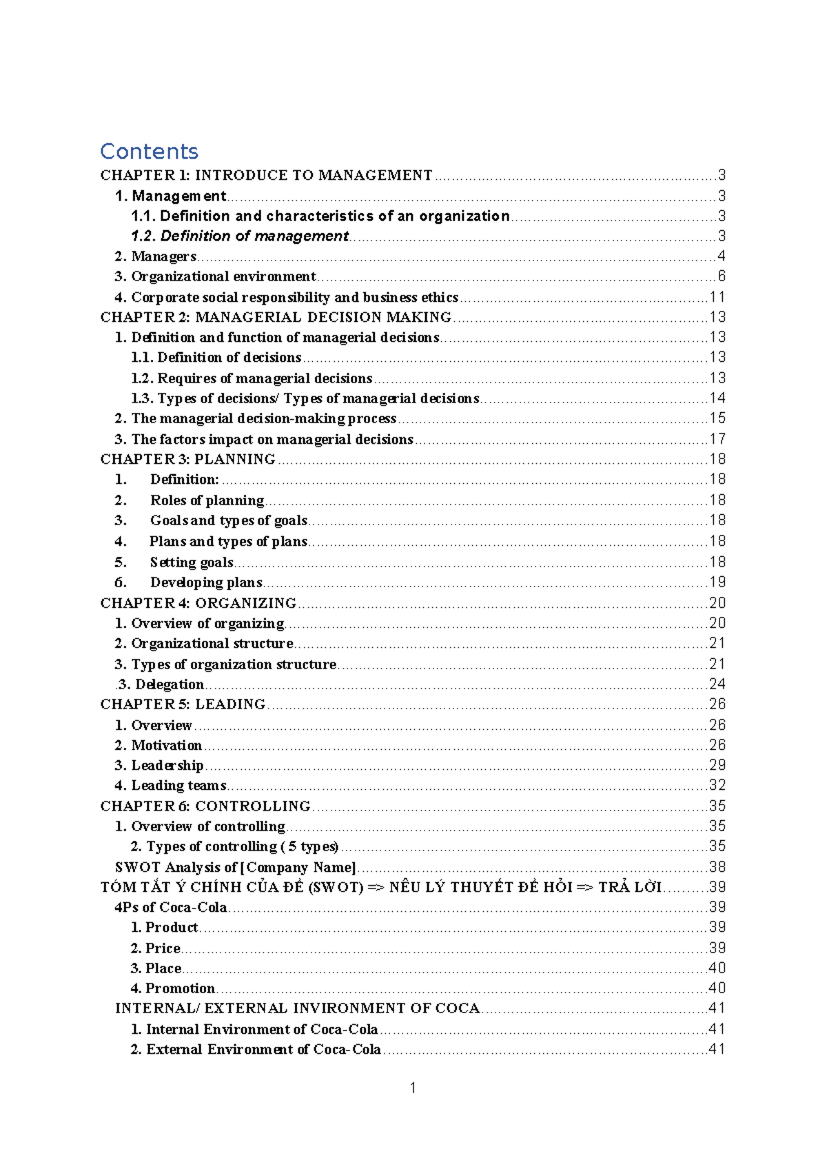 Fundamentals of Management Theory - DS (2) Lecture Notes - Studocu