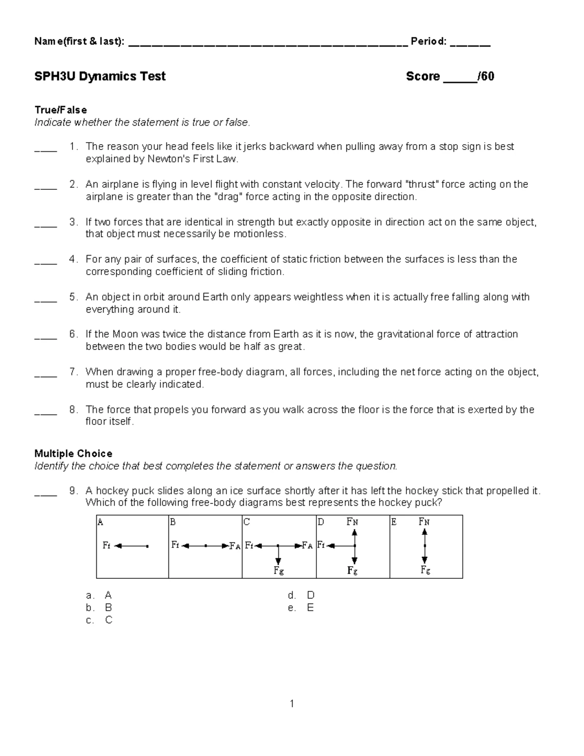 Physics Paper 1 Review Notes - January 2024 - Studocu