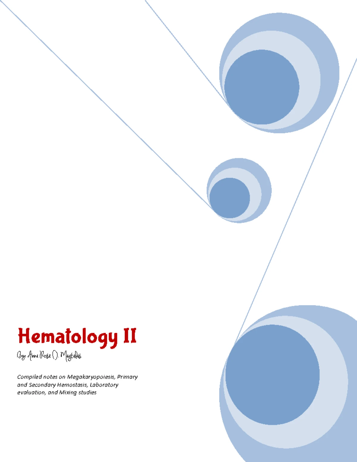 Complete- Notes-HEMA-2-LAB - HEMA 2 LAB: BLOOD SMEAR PREPARATION AND ...